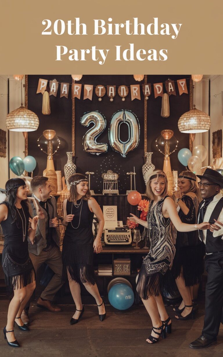 18 Exciting 20th Birthday Party Ideas: Welcome to the Twenties