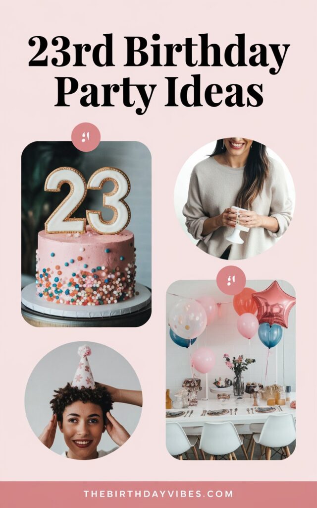 19 Unique 23rd Birthday Party Ideas: Twentysomething Adventures Begin