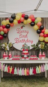 18 Adorable Berry First Birthday Party Theme Ideas: Sweet and Berry Fun!