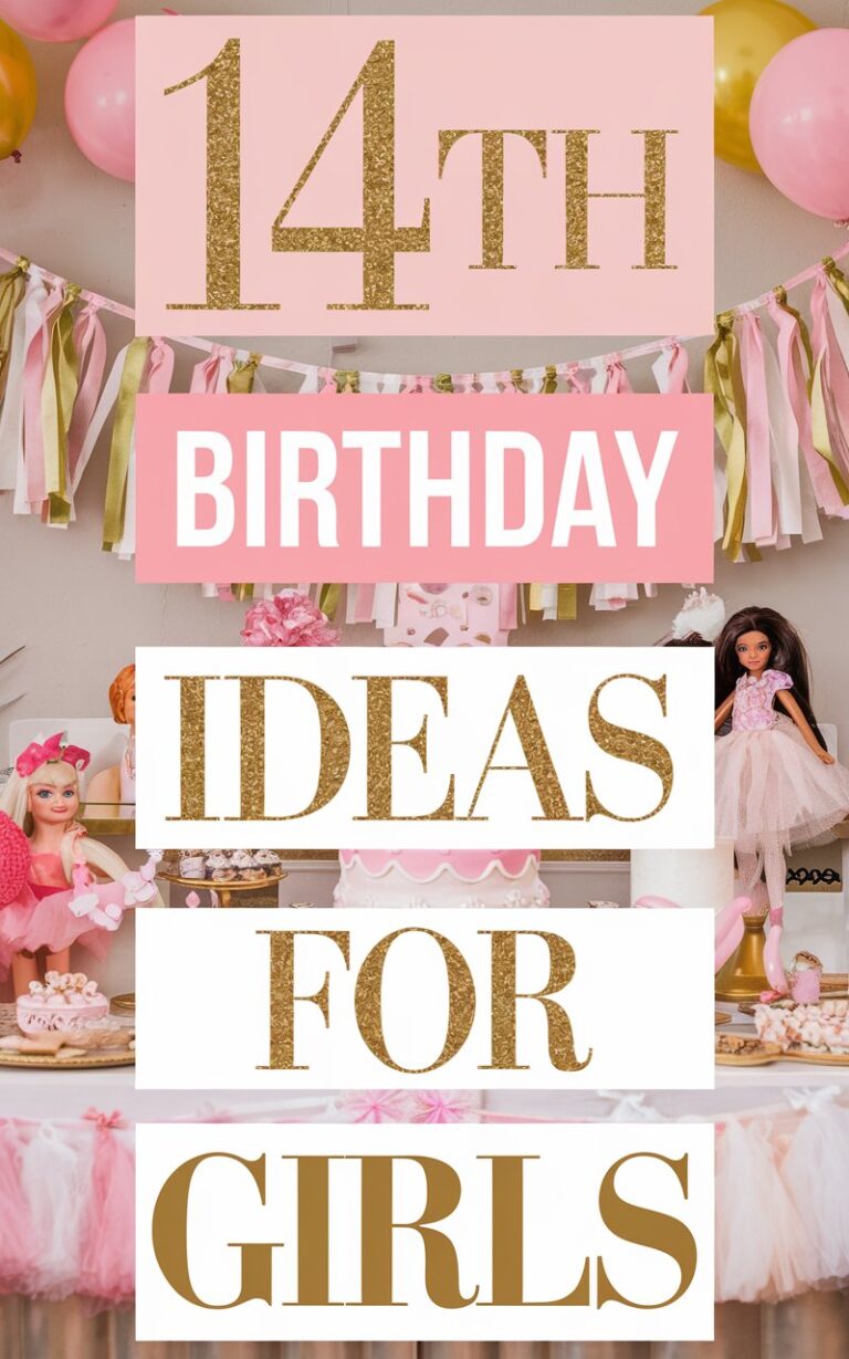 17 Memorable 14th Birthday Celebration Ideas for Girls: Sweet, Stylish ...
