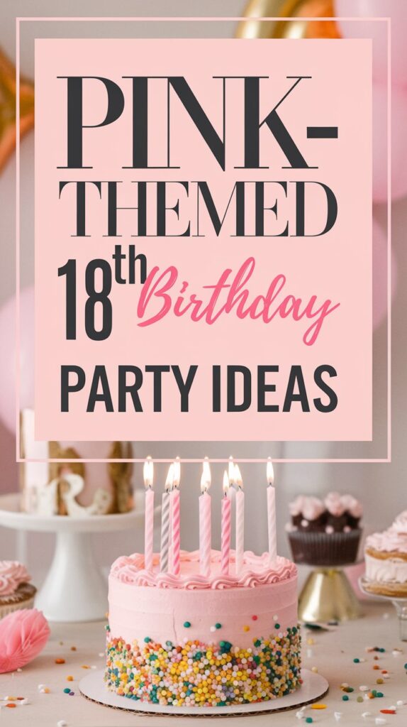 22 Pink-Themed 18th Birthday Party Ideas That Are So Pretty