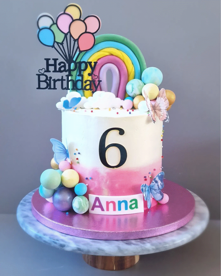 12 Adorable 6th Birthday Cake Ideas for Girl