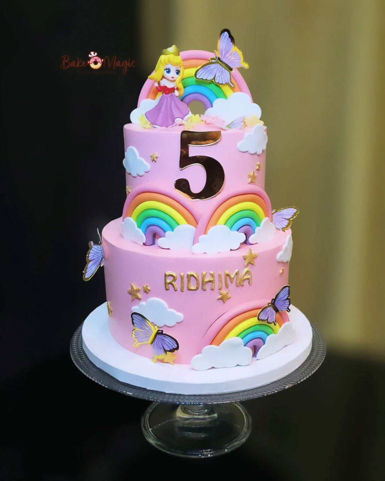 12 Stunning 5th Birthday Cake Ideas for Girl