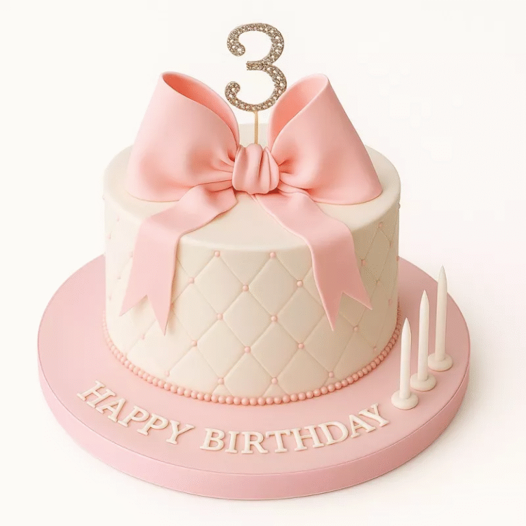 11 Lovely 3rd Birthday Cake Ideas for Baby Girl